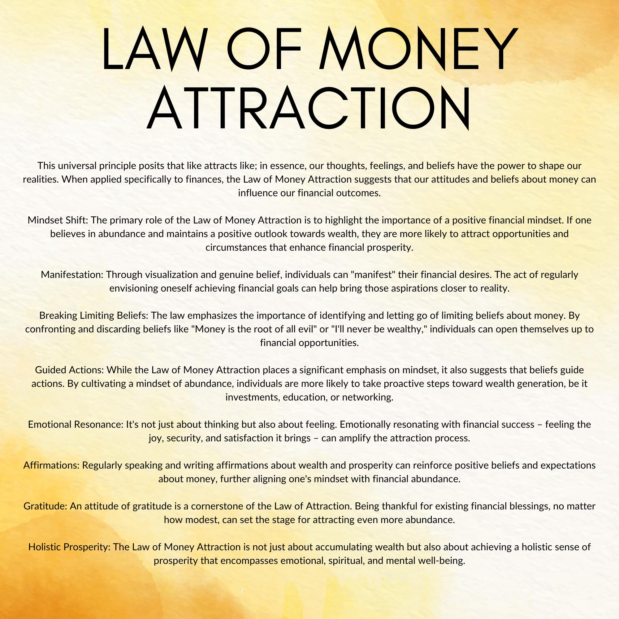 Financial Mindset Journal Printable, Money Abundance Prompts, Wealth ...