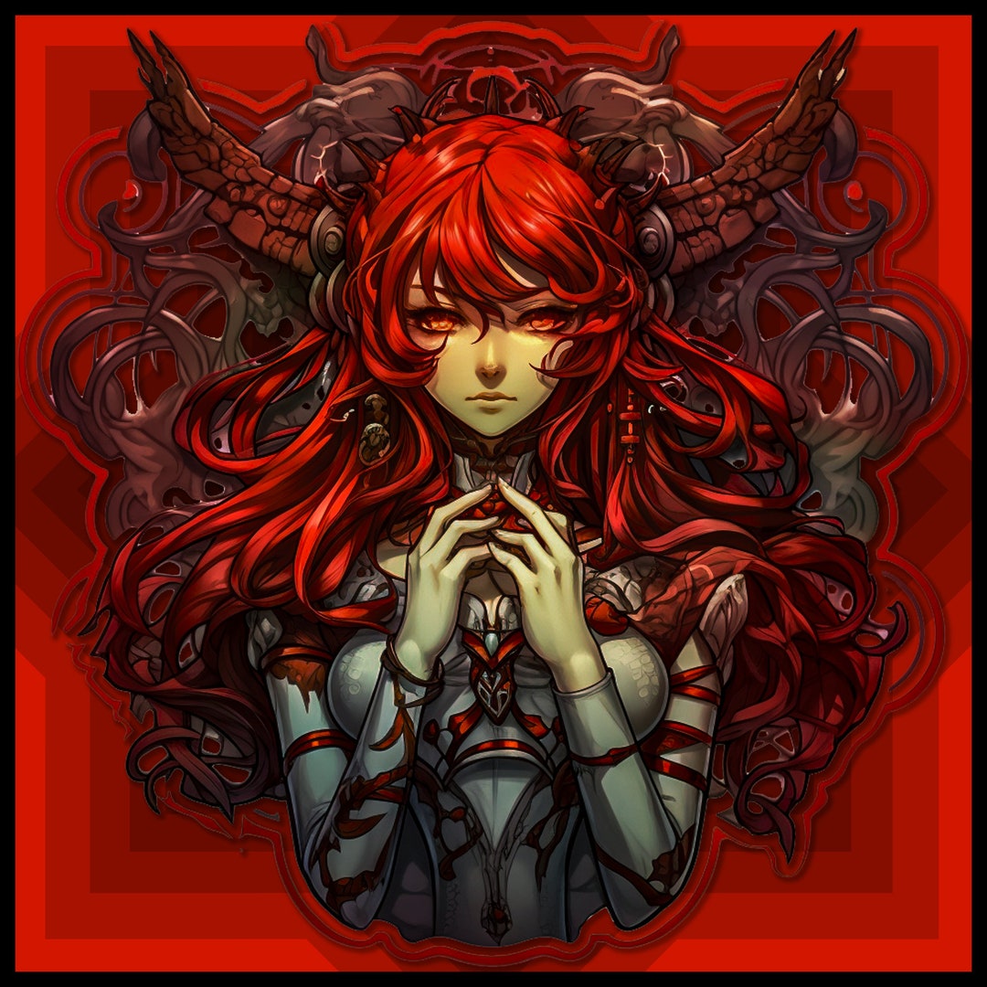 Anime God Sticker Majestic Anime Design Home Anime Decor - Etsy