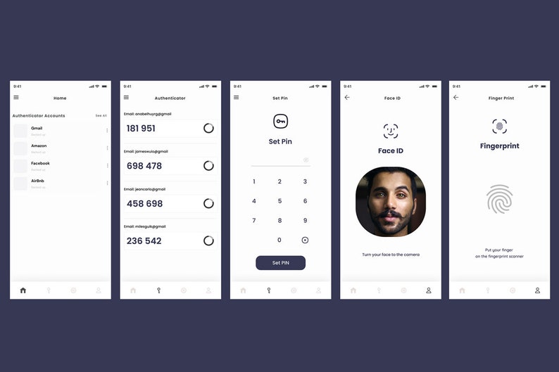 Authenticator, Password, Pin, Face ID & Finger App - Etsy