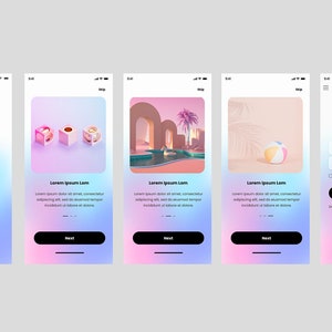 On Boarding, Welcome and Sign in Screens App and UI Kit With Figma ...