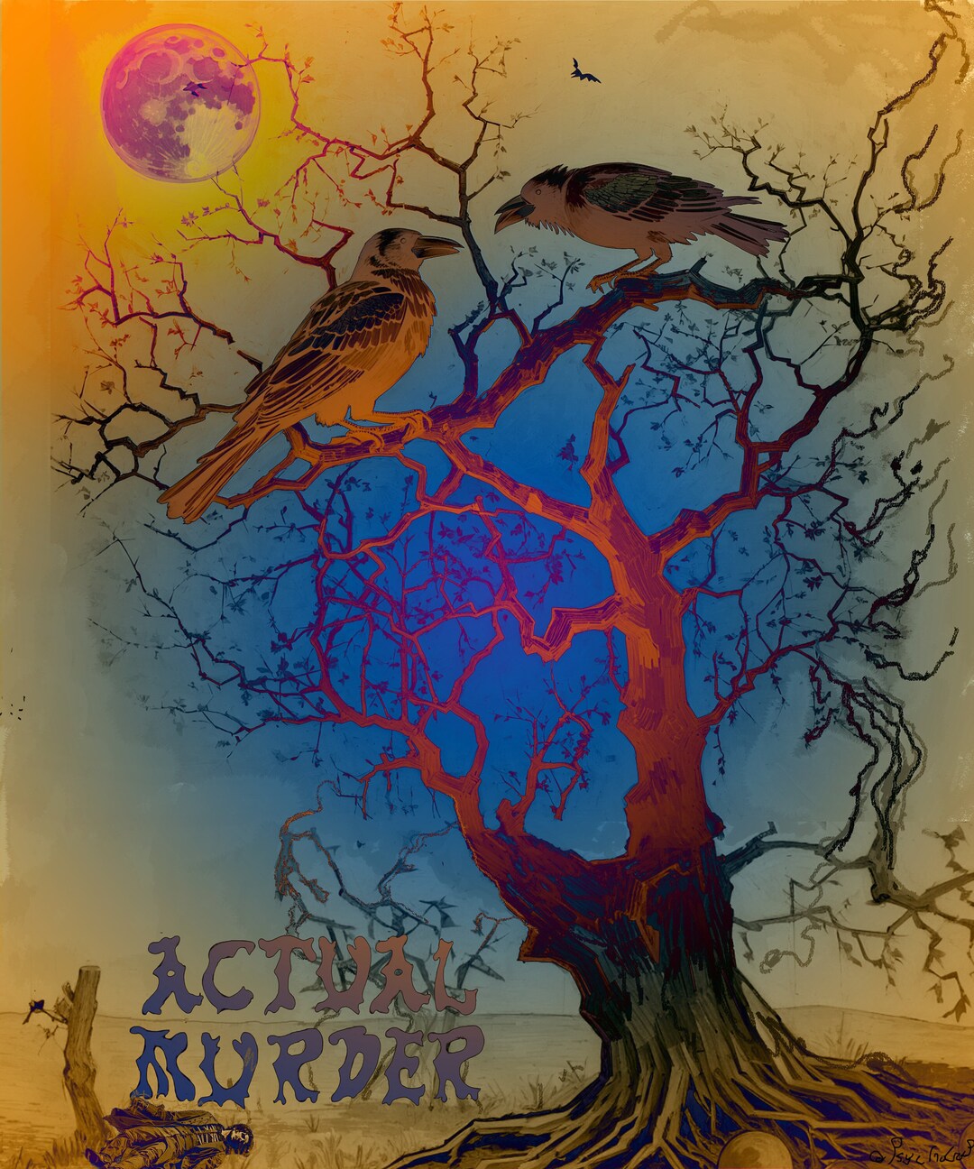 A Multi-colored Murder of Crows - Etsy