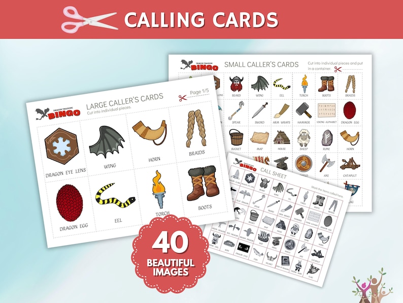 Dragon Bingo Game: How to Train Your Dragon Birthday Party (digital ...