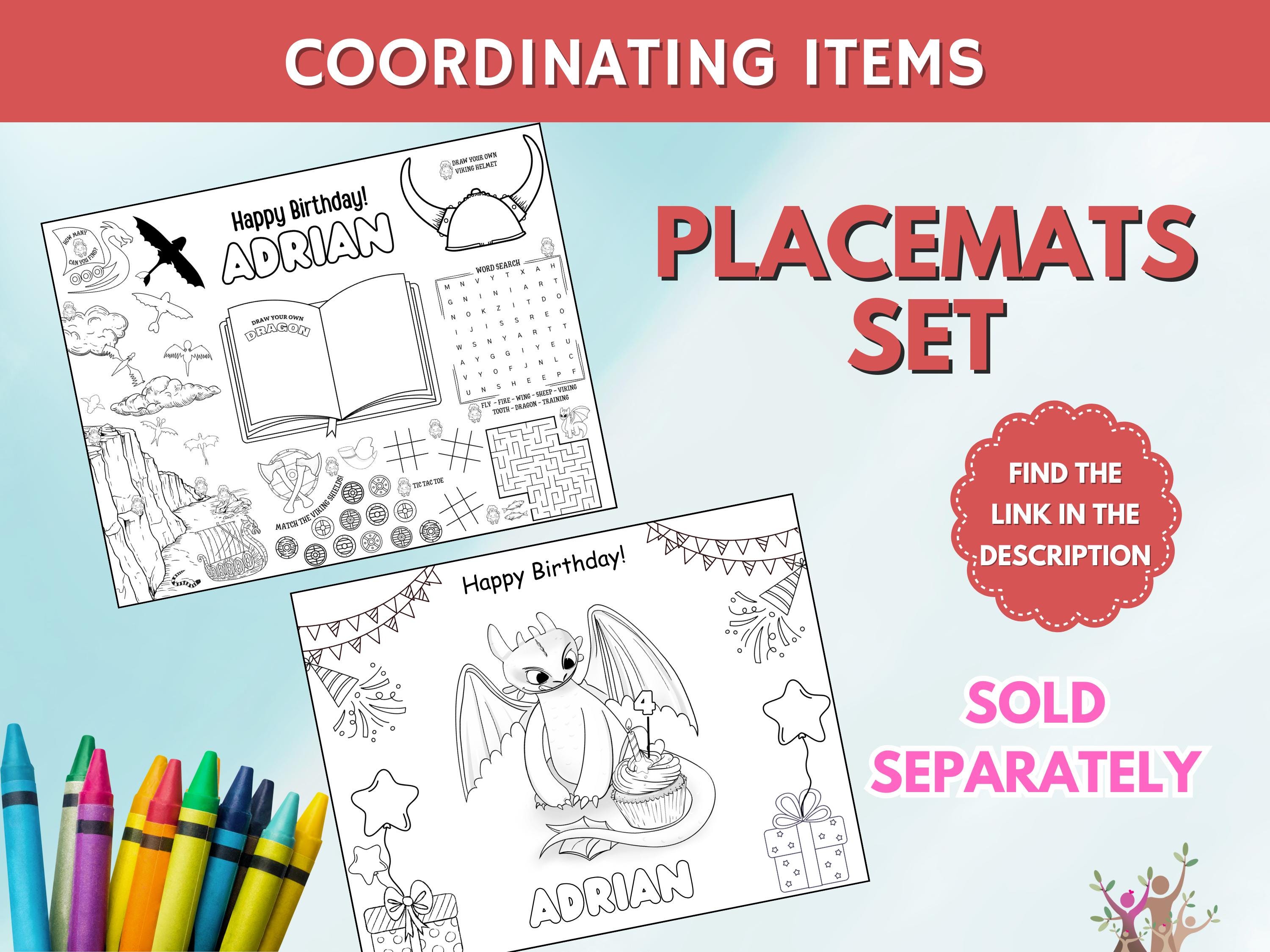 Dragon Bingo Game: How to Train Your Dragon Birthday Party (digital ...