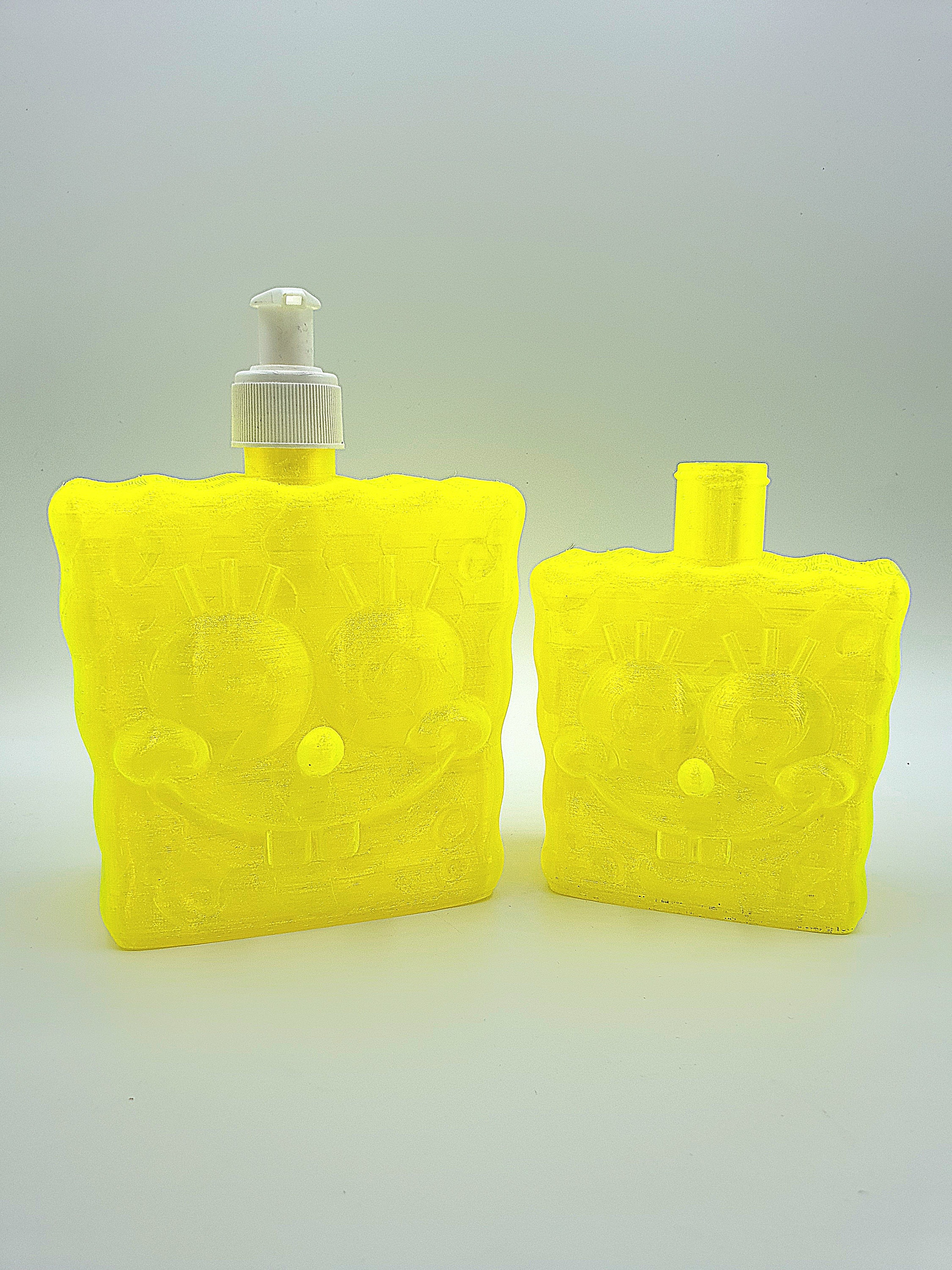 Spongebob Dispenser, Soap Dish, 300ml, 500ml, 3D Printed - Etsy