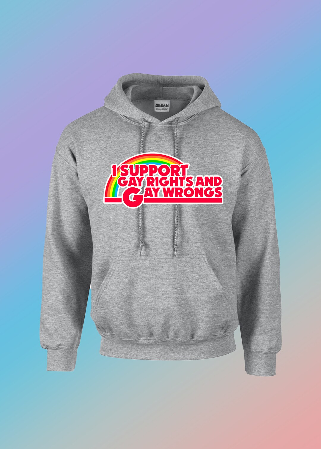 Support Gay Rights and Wrongs LGBTQ+ Gay Pride Human Rights Hoodie - Etsy