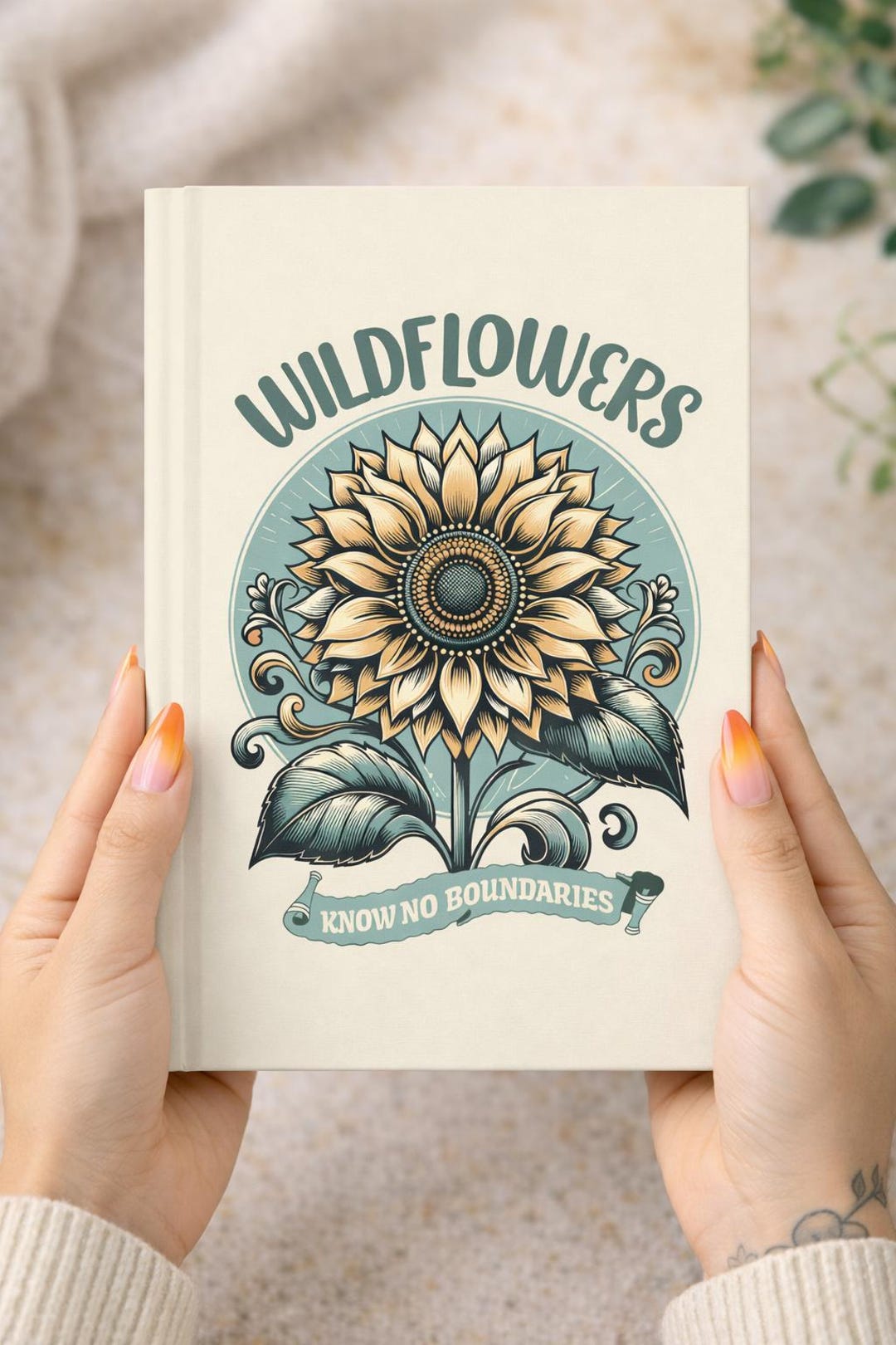 Wildflowers Know No Boundaries Journal, Inspirational Nature Notebook ...