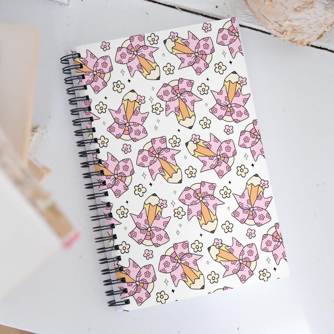 Spiral Notebook for Kids, Fun School Notebook With Lined Pages, Perfect ...