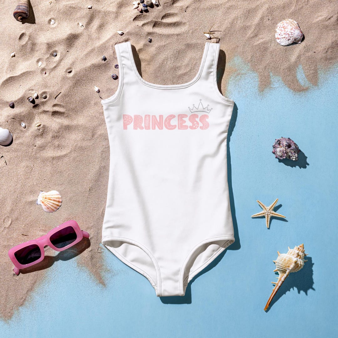 Princess Birthday Girl Swimsuit, Baby and Toddler One Piece, Fairytale ...