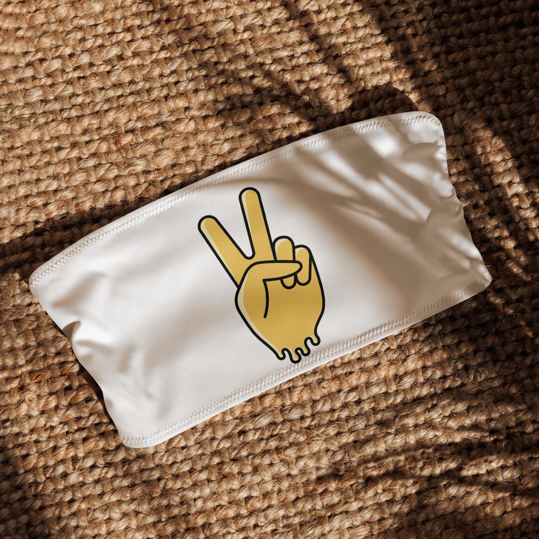 Peace Sign Bandeau Festival Outfit, Boho Tube Top for Women, Hippie ...