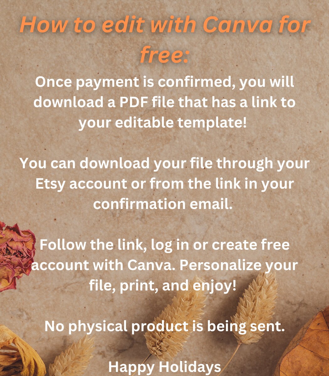 Editable Fall-themed Place Cards 3D, Thanksgiving Place Cards ...