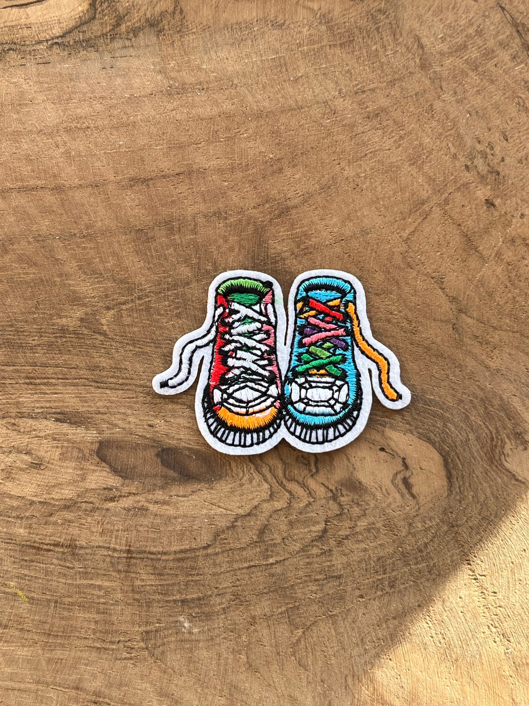 Patch Badge Iron-on Patches Shoes Chucks Converse Vans All - Etsy