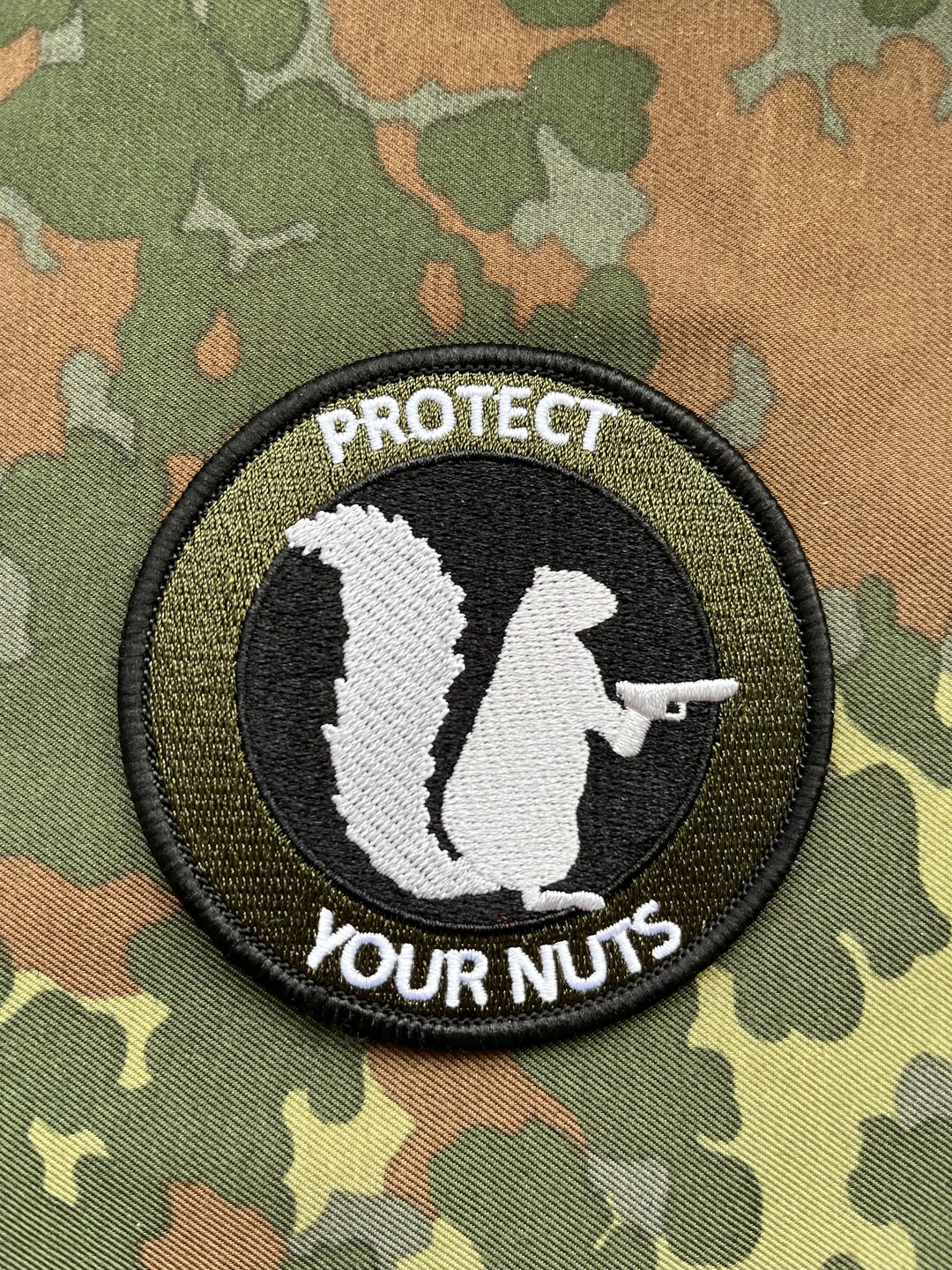 Patch Badge Patch Squirrel Protect Your Nuts Take Care of Your Nuts - Etsy