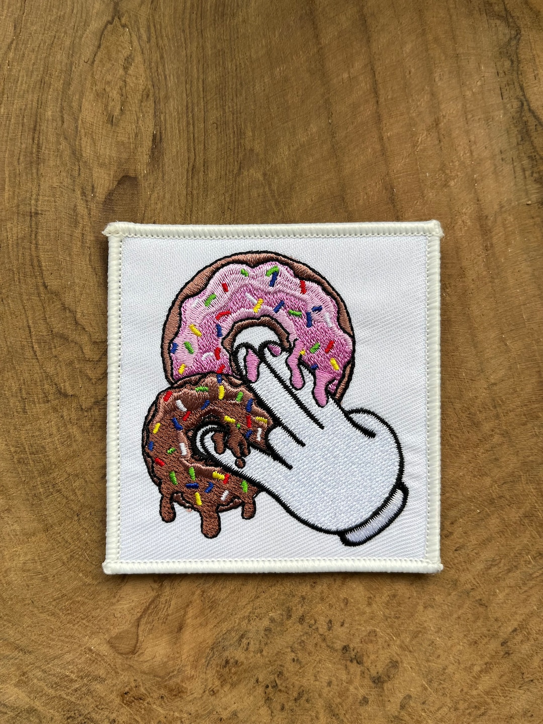 Patch Patch Patch Badge Donut Candy With Velcro - Etsy