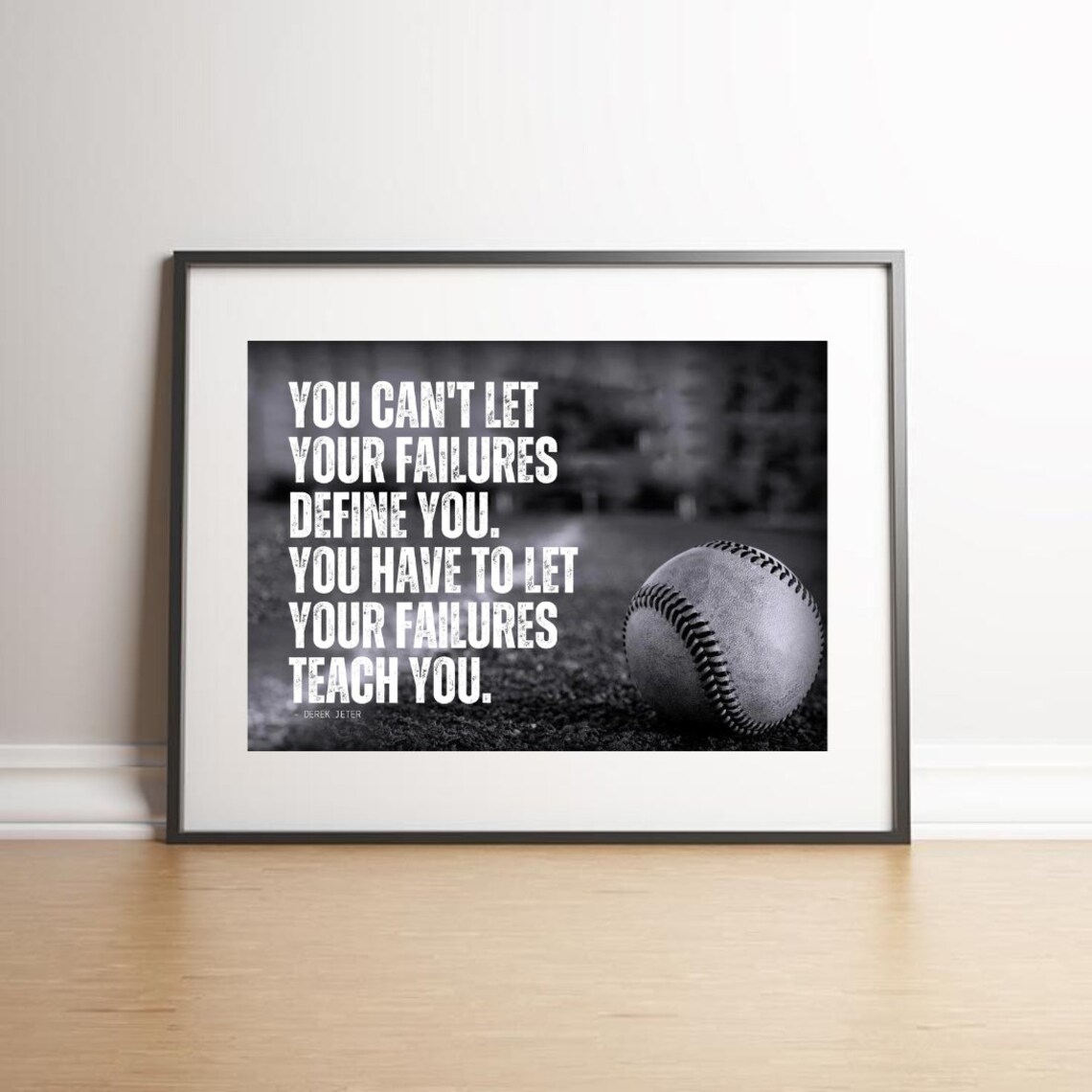 Derek Jeter Quote Poster - Digital Download Printable - 2 Versions of ...