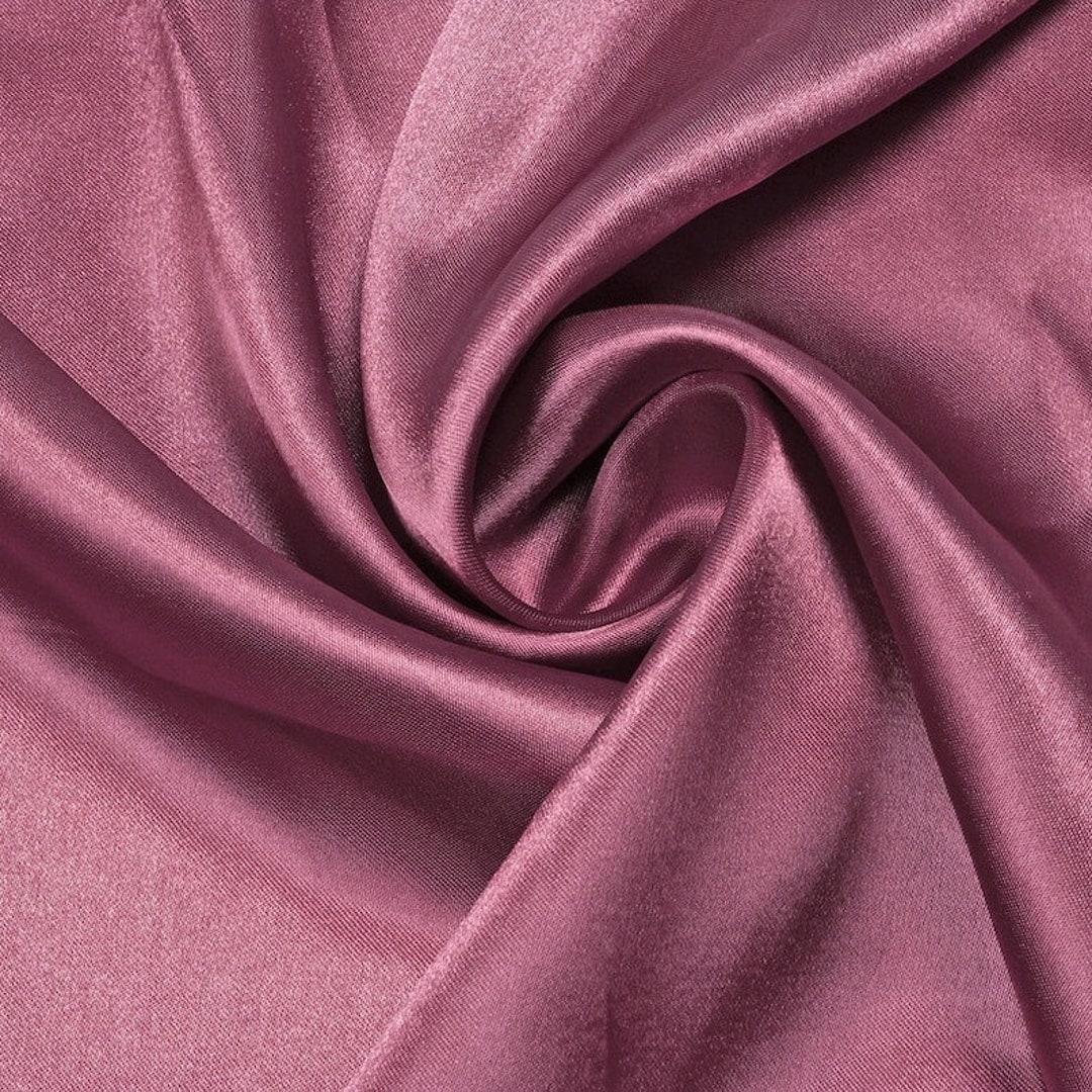 Rose Gold Satin Fabric Rose Gold Bridal Gown Rose Gold Satin Etsy