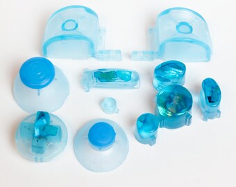 Crystal Blue Gamecube Controller Button Set - Etsy