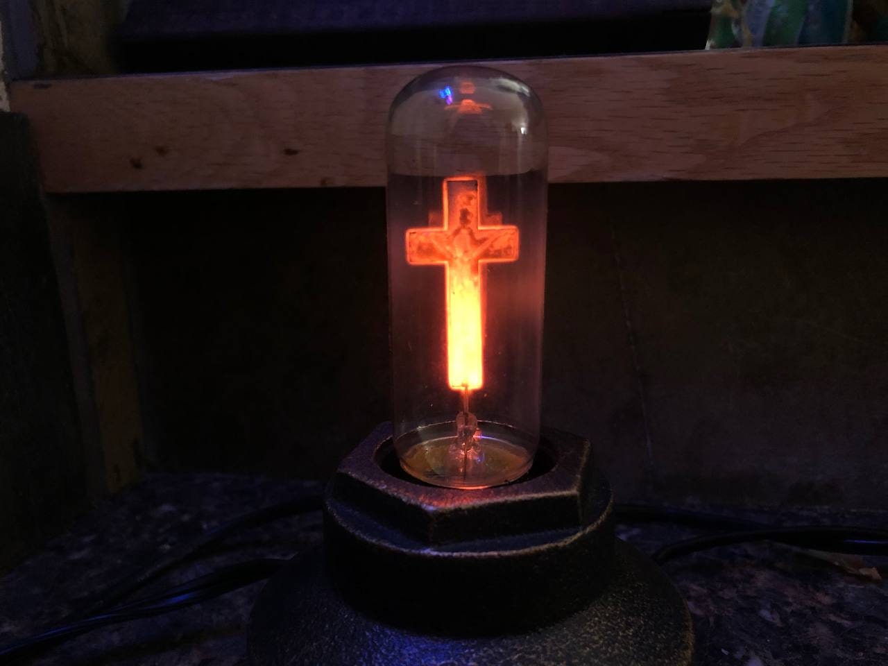 Crucifix Light Bulb - Etsy