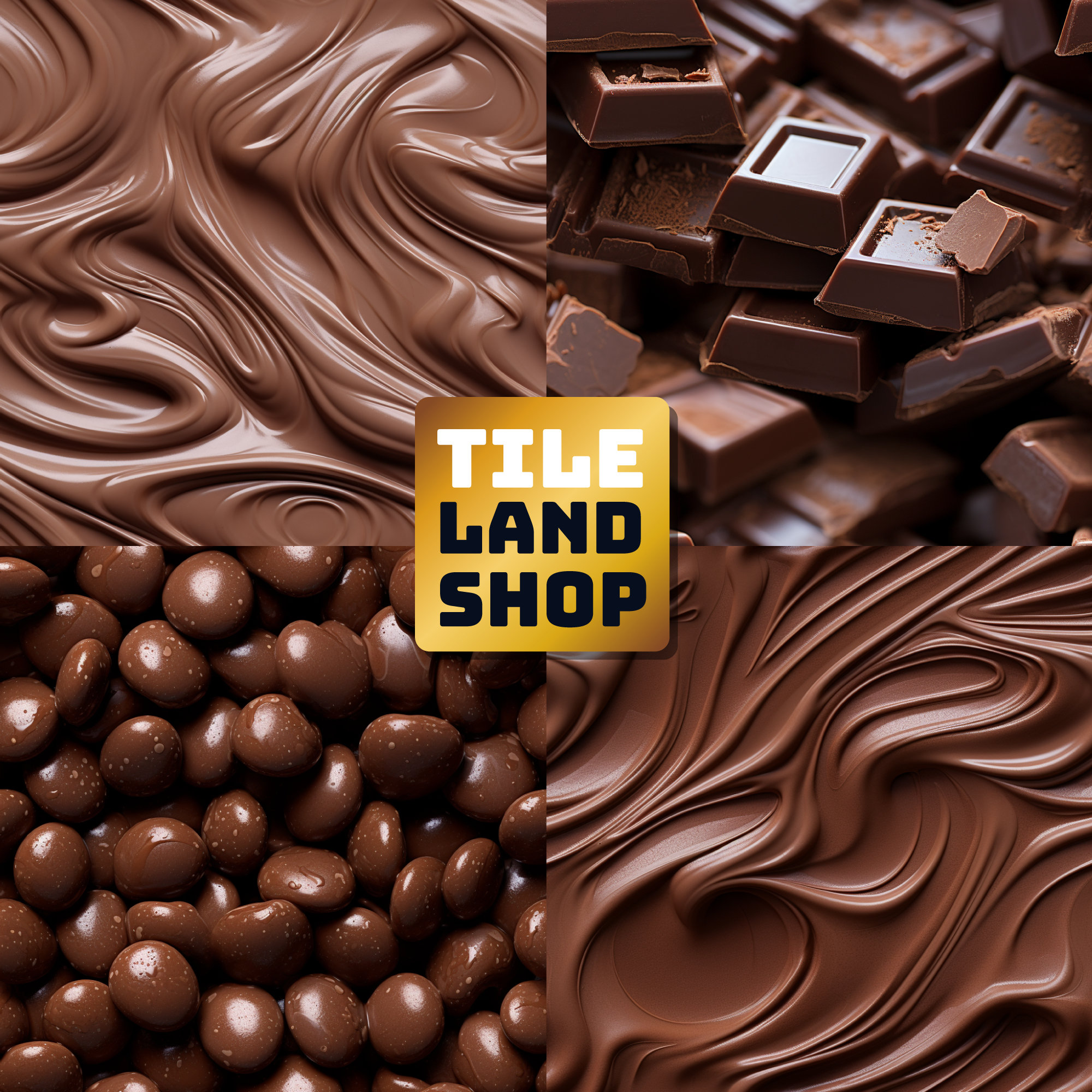 Chocolate Pattern, Cocoa Pattern, Dark Chocolate, Seamless Pattern ...