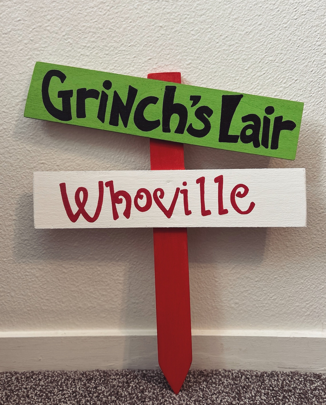 Grinch Yard Sign - Etsy