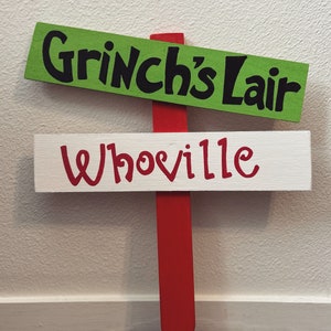 Grinch Yard Sign - Etsy