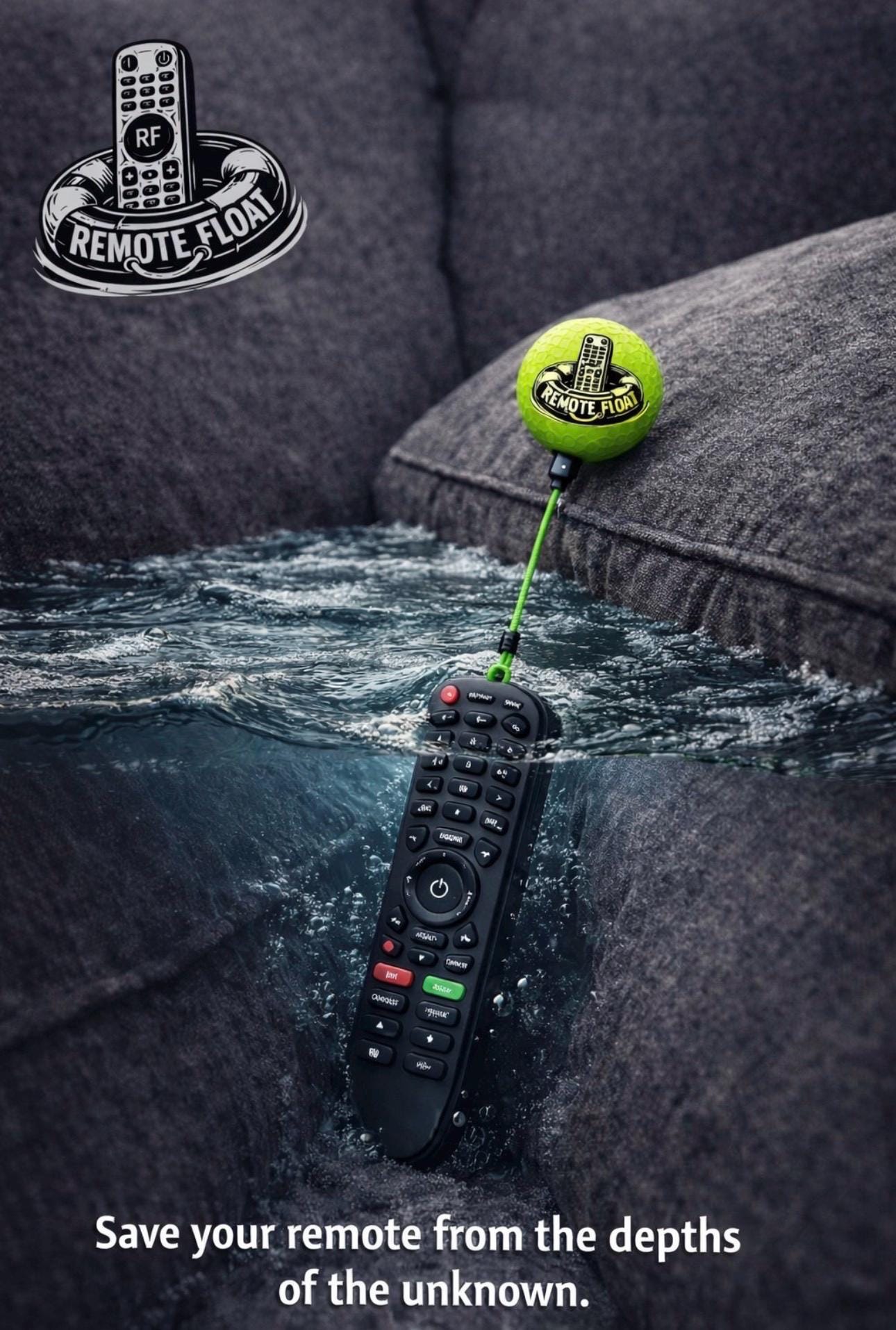 The Remote Float Helps Keep Track of Your TV Remote by Preventing It ...