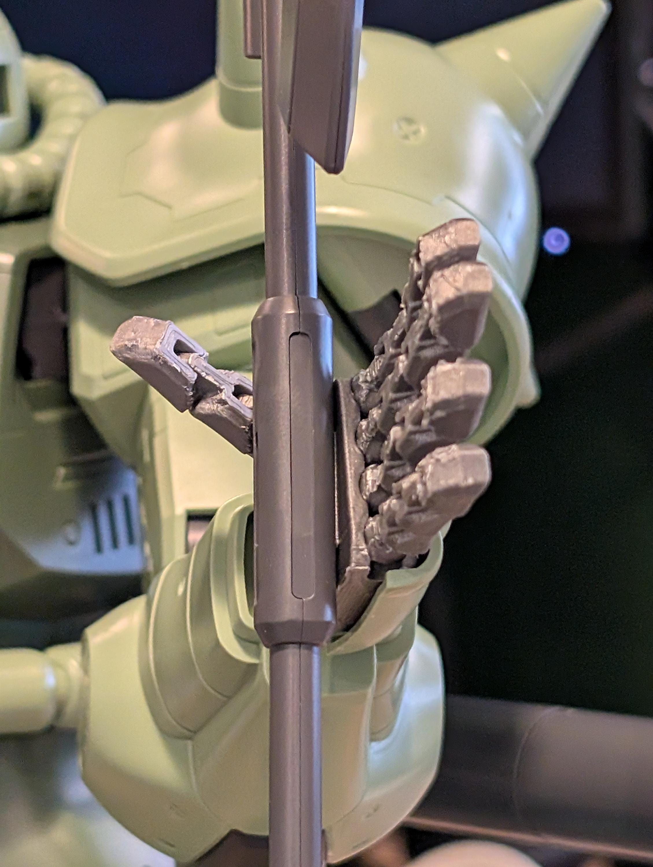 1/48 Mega Size ZAKU Mecha Hand Full Movement Joints, 3D Printed - Etsy