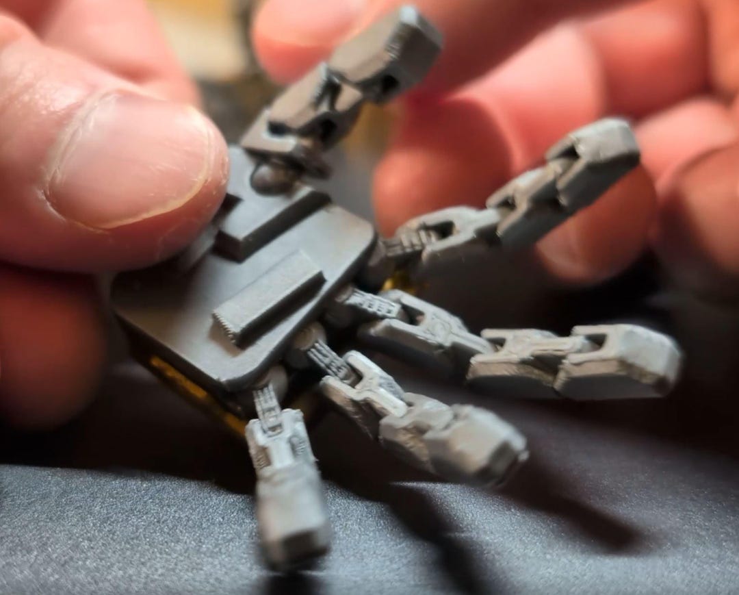 1/48 Mega Size Unicorn Mecha Hand Full Movement Joints, 3D Printed - Etsy