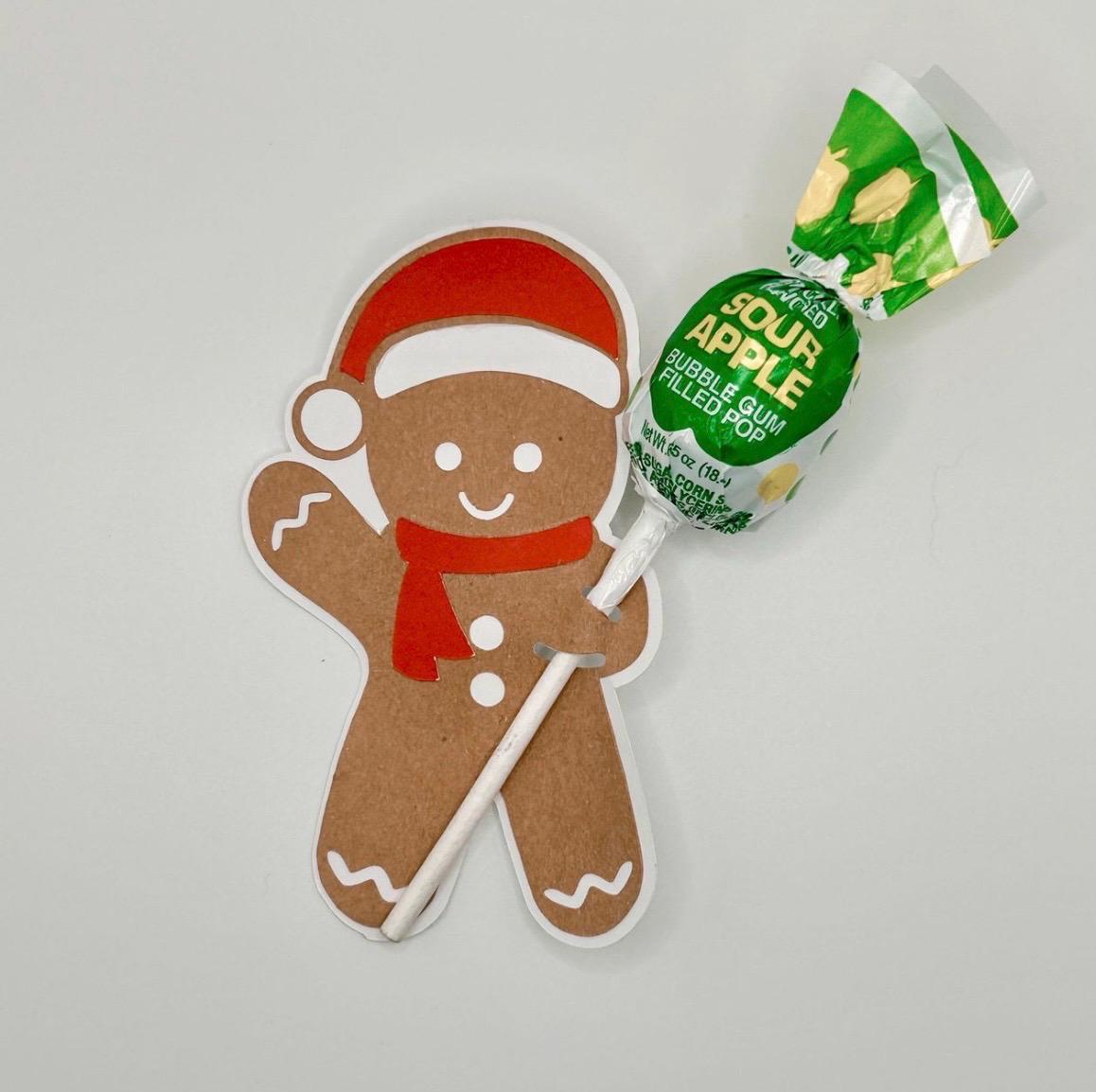 Christmas Gingerbread Man Lollipop Holder - Etsy