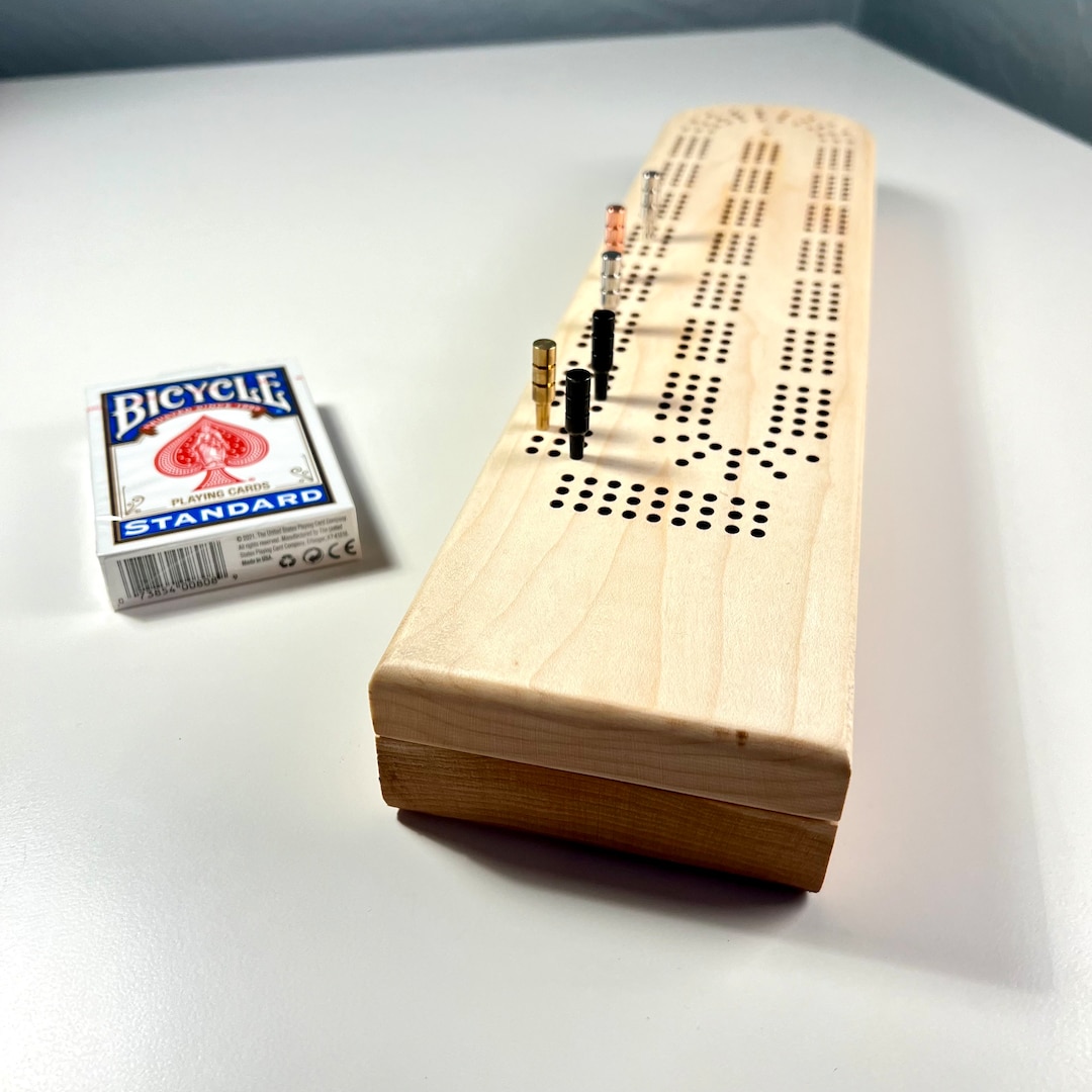 Personalized Cribbage Board With Card and Peg Storage Custom - Etsy UK