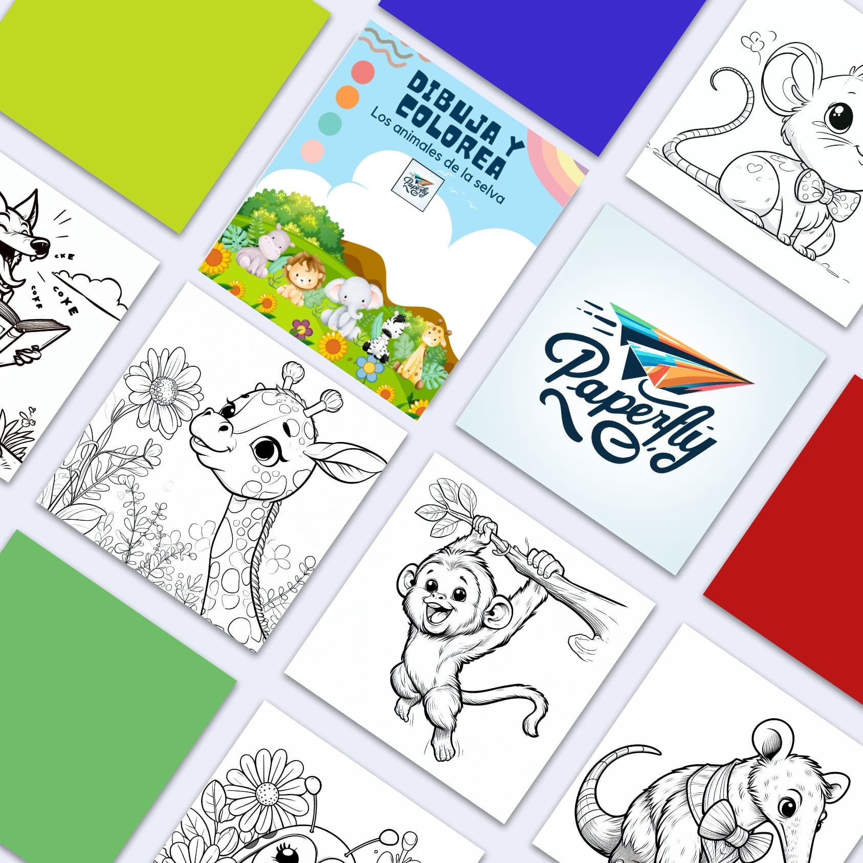 Dibuja y colorea. Las profesiones. Libro para colorear - Etsy México