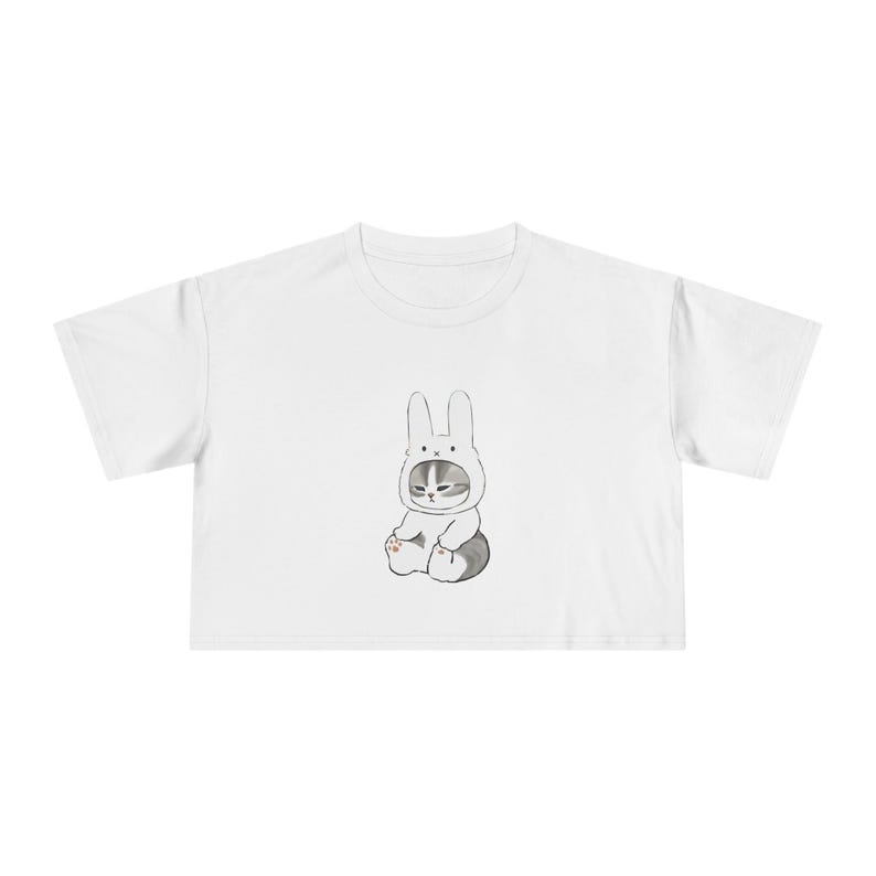 Mofusand X Miffy Crop Top, T-shirt - Etsy
