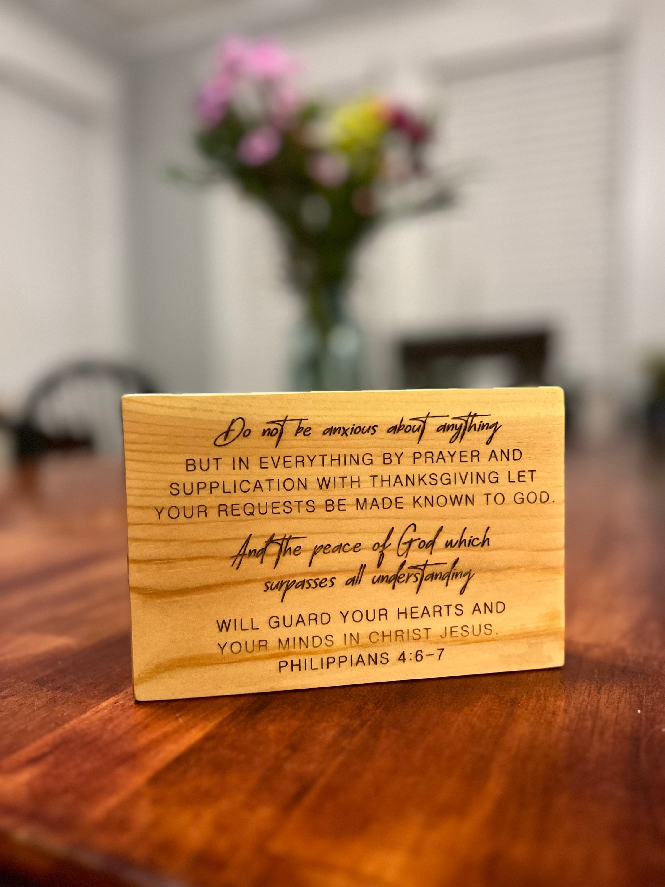 Custom Wood Bible Verse Sign - Etsy