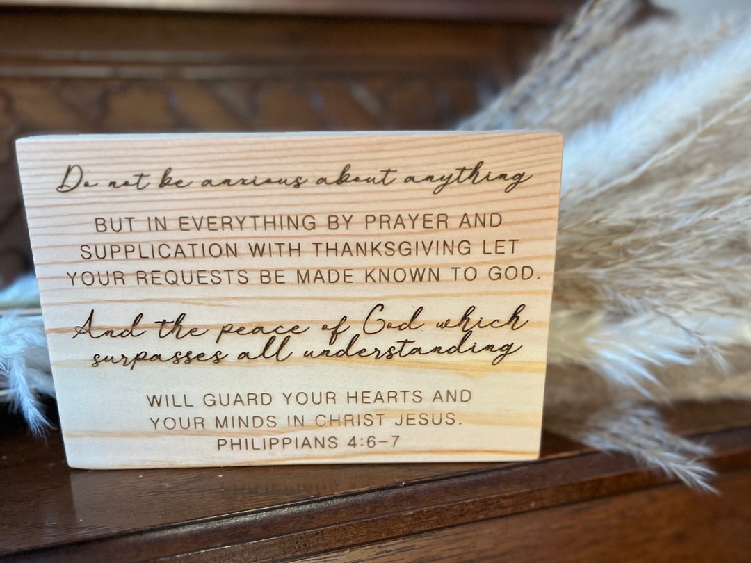 Custom Wood Bible Verse Sign - Etsy