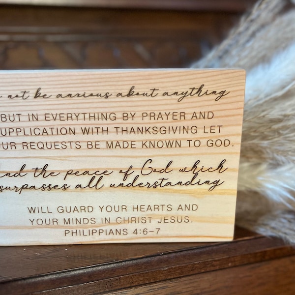 Bible Verse Sign - Etsy