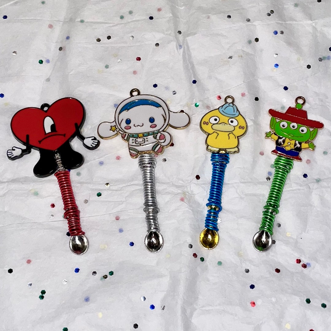Custom Super Cute Mini Spoons for Condiments, Glitter, Mica Powder Etc ...