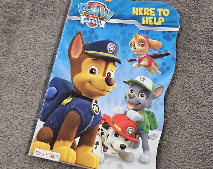 Nickelodeon PAW Patrol Board Book "here to Help" Bendon, Inc: Funny ...