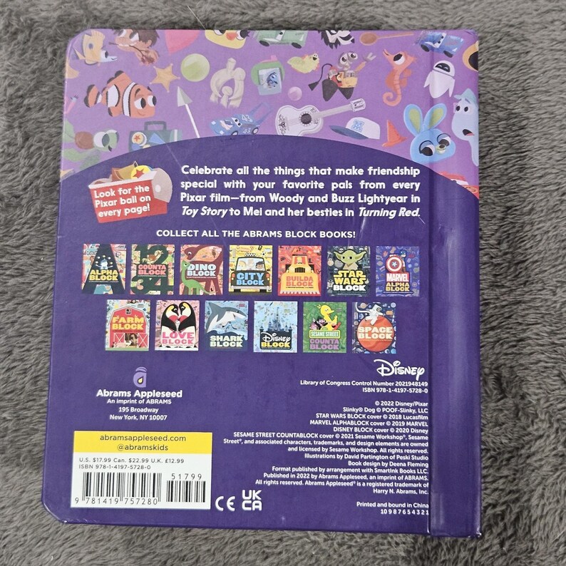 Pixar Buddy Block (an Abrams Block Book): the Ultimate Celebration of ...