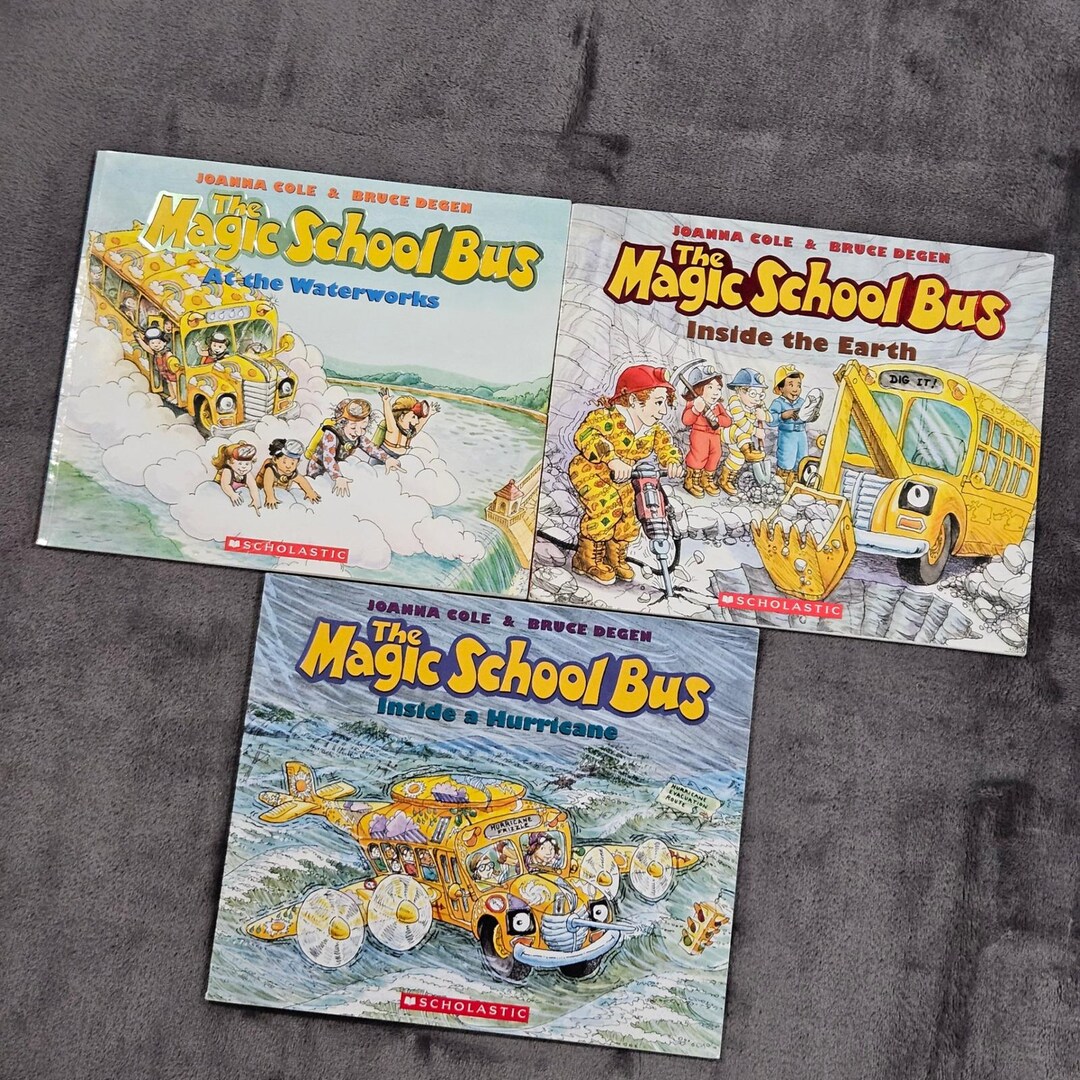 Magic School Bus Books Lot of 3 Joanna Cole Bruce Degen Scholastic - Etsy