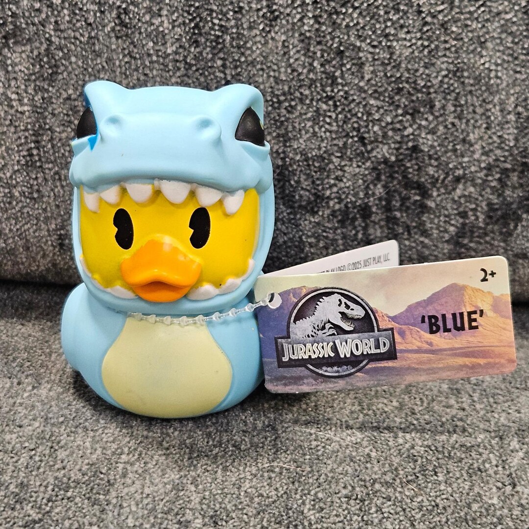 Jurassic World - "blue" - Rubber Duck - Approx 2.5" High - Duckalooz - Etsy