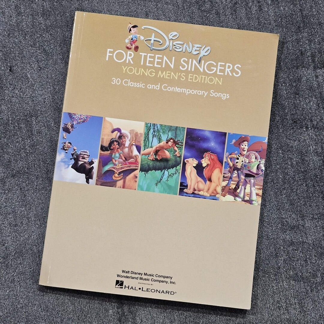 Disney for Teen Singers Young Men's Edition Book Vocal Classic ...