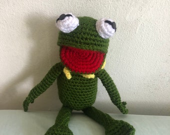 Amigurumi Kermit Crochet PDF Pattern, Handmade Plushie Frog Gift Idea ...
