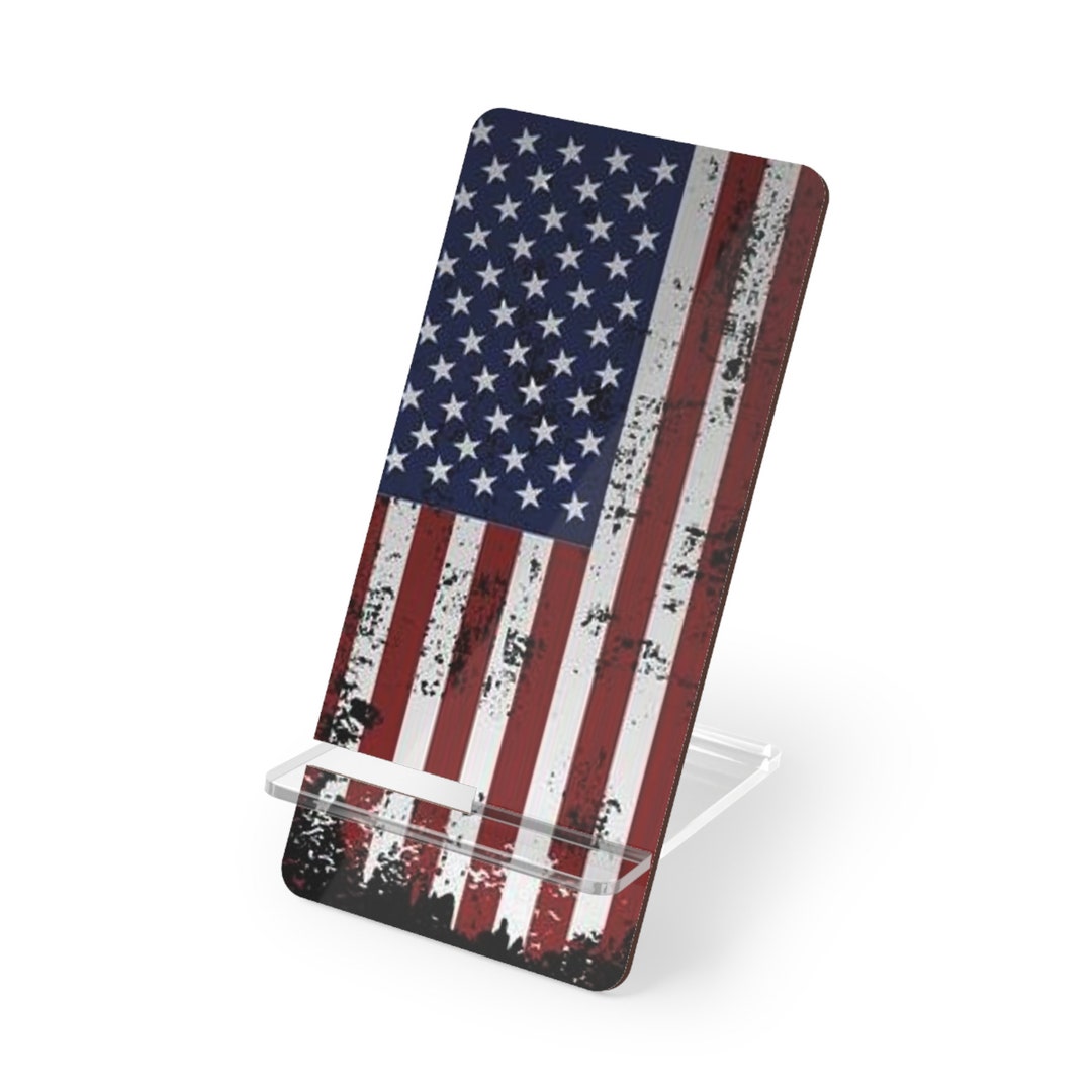 American Flag Display Stand For Smartphones Etsy american-flag-display-stand-for-smartphones-etsy