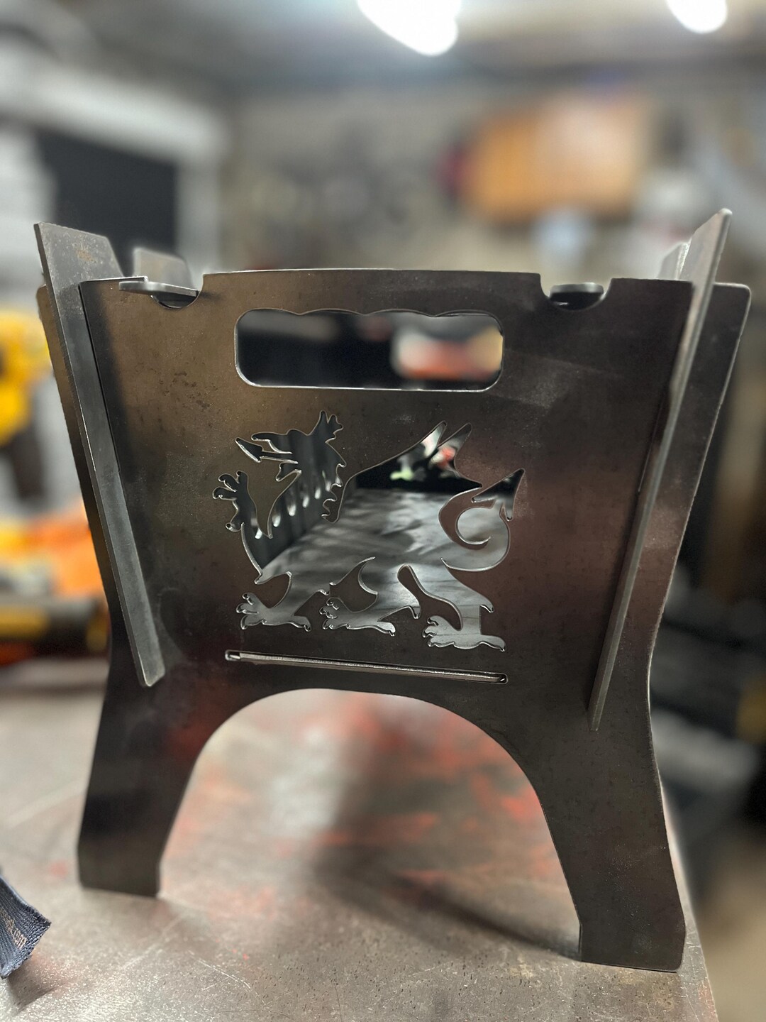 Compact Portable Fire Pit, Can Be Personalised - Etsy