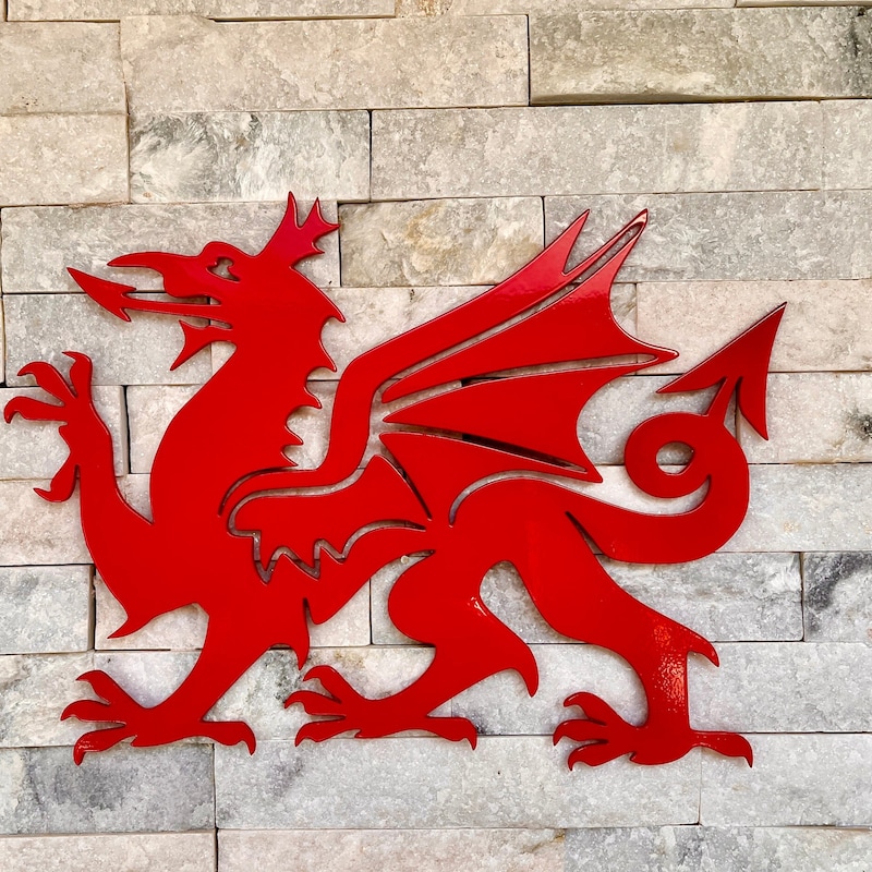 Welsh Dragon Wall Sign - Etsy UK