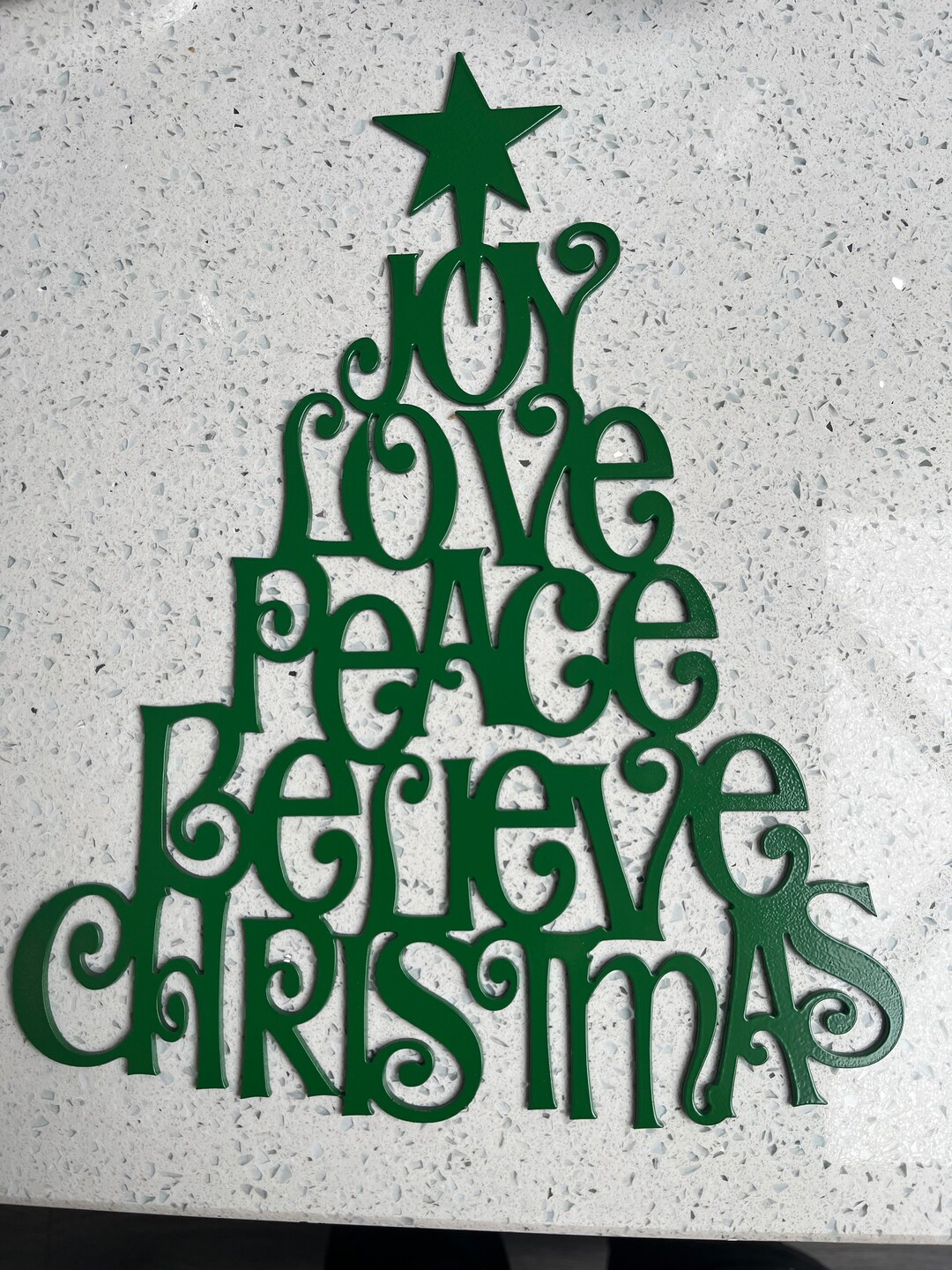 Christmas Values Tree Wall Art - Etsy