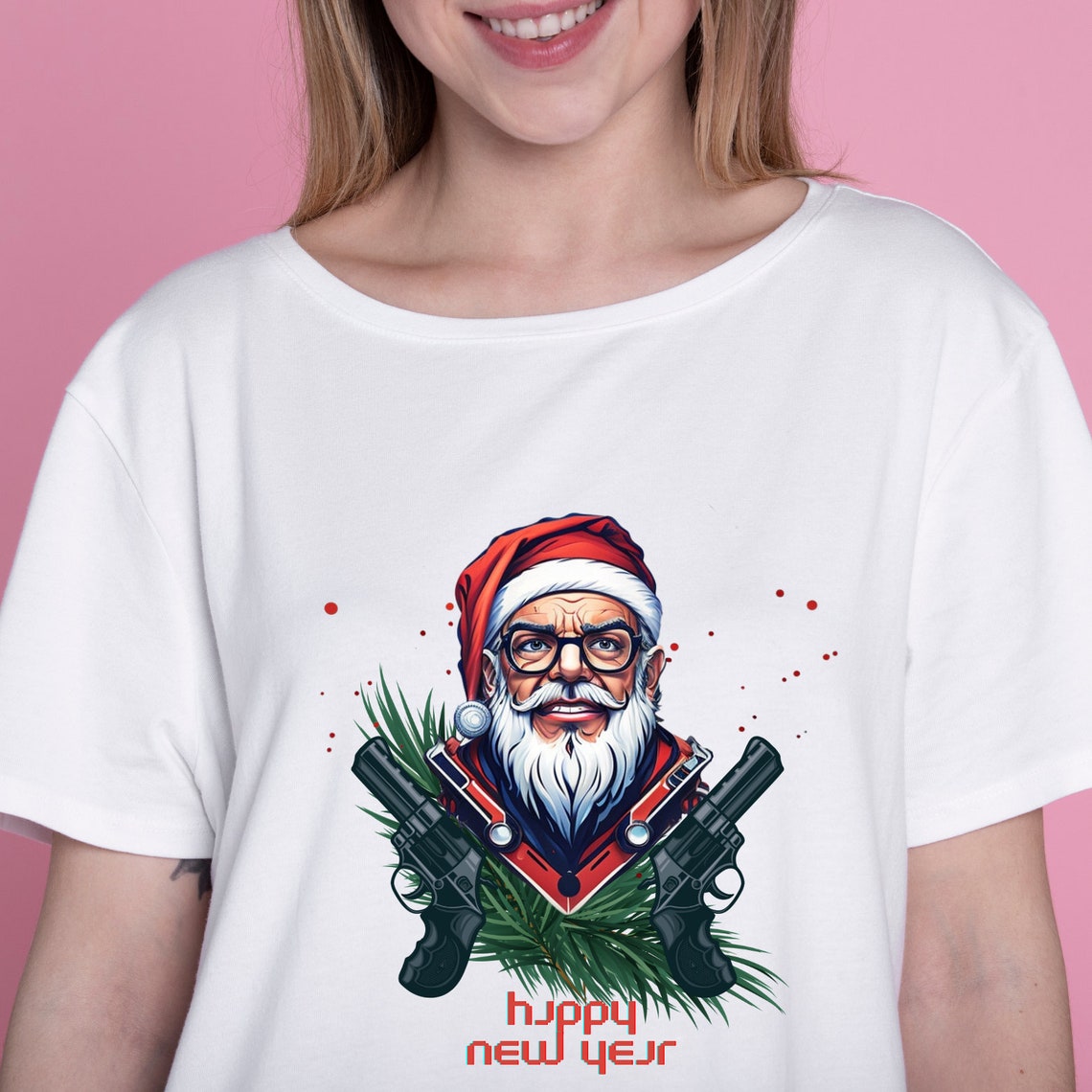 Gangster Santa PNG Art Santa PNG Design T-shirt. - Etsy