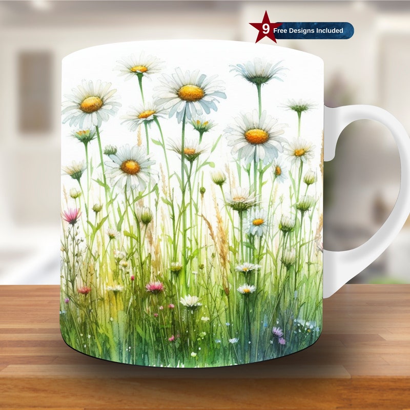 Daisy Mug - Etsy
