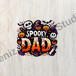 Spooky Dad Halloween PNG, Funny Halloween Png, Spooky Summer Halloween ...