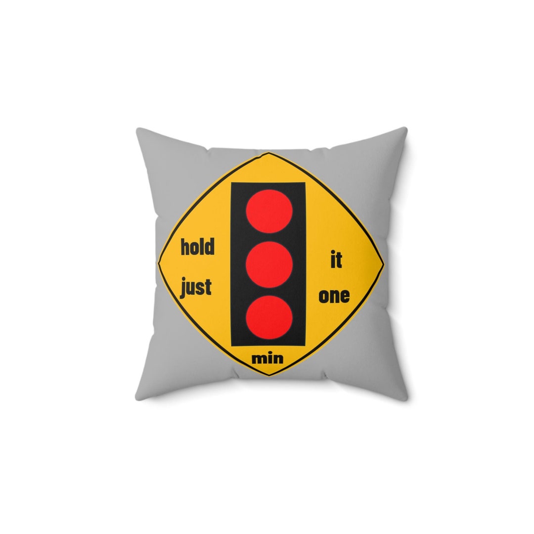 Traffic Light Pillow, 'stop' & 'go' Double-sided Cushion, Available in ...