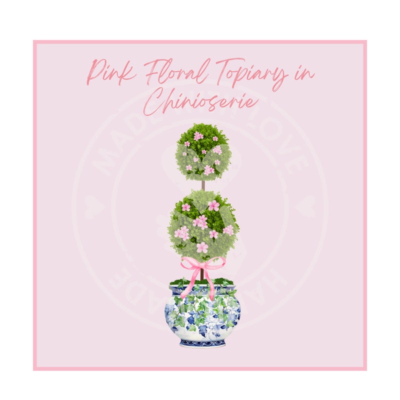 Pink Topiary - Etsy